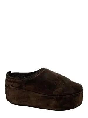 Balenciaga Alaska Platform Slippers - Brown