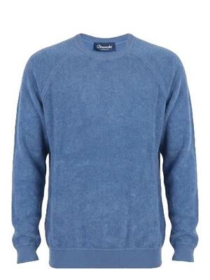 DRUMOHR Cashmere Pullover Sweater - Blue
