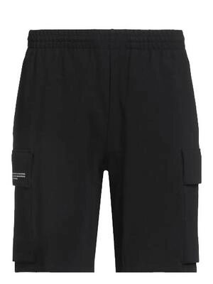 PANGAIA Shorts & Bermuda Shorts Size Organic Cotton, Cotton, Lycra - Black