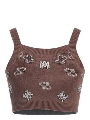 Amiri Top Size Viscose, Nylon - Brown