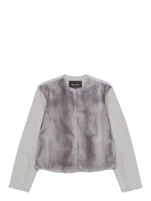 Fabiana Filippi Mink Fur Jacket - Grey