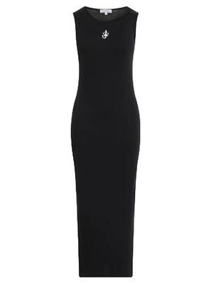 JW Anderson Midi Dress Size Cotton - Black