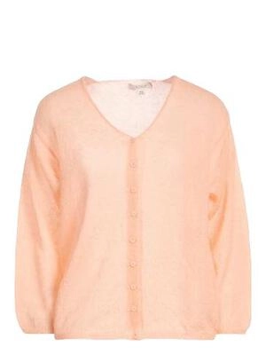 Crossley Superkid Mohair, Polyamide, And Virgin Wool Cardigan - Orange