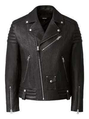 Mackage Kenneth Leather Moto Jacket - Black