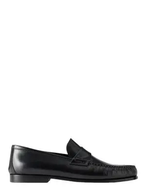 TOTÊME TOTEME - Leather Loafers - Men - Black