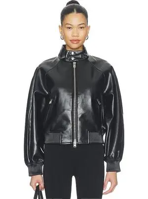 AGOLDE Nova Bomber Jacket - Black