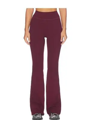 437 437 The Leisure Pant In Wine. Black Cherry