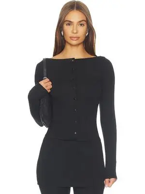 Astr The Label Holly Top - Black