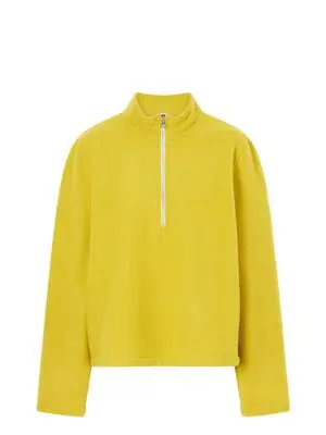 RIER City Wool-fleece Half-zip Sweatshirt - Yellow