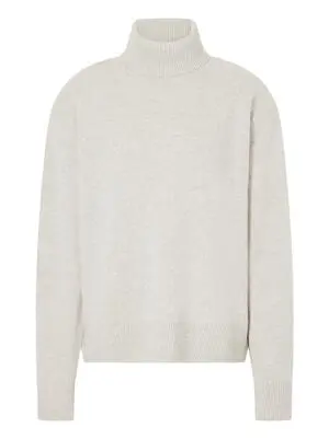 THE FRANKIE SHOP Gala Wool And Cashmere-blend Turtleneck Sweater - Neutrals