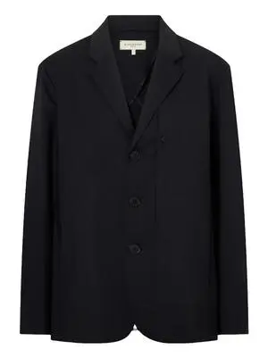 THE FRANKIE SHOP Peri Tie-detailed Oversized Georgette Shirt - Navy