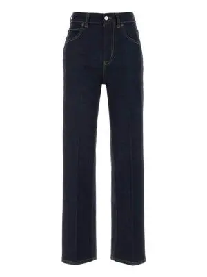 Victoria Beckham Stretch Denim Julia Jeans - Blue