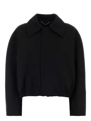 Victoria Beckham Wool Arden Bomber Jacket - Black