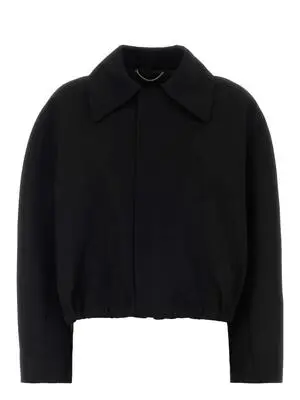 Victoria Beckham Wool Arden Bomber Jacket - Black