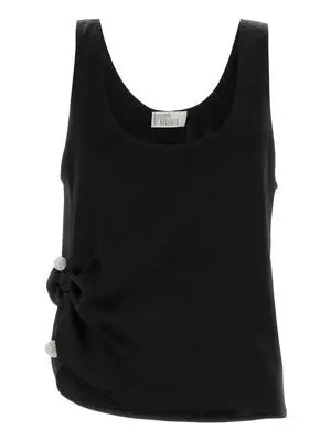 Giuseppe Di Morabito Satin Top - Black