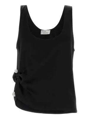 Giuseppe Di Morabito Satin Top - Black
