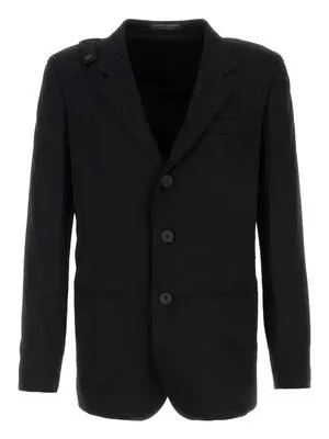 Yohji Yamamoto Wool Blazer - Black