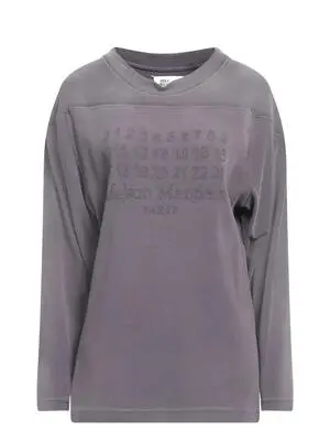 MAISON MARGIELA Long Sleeves Sweatshirt - Gray