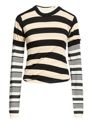 Marni Striped Knitted Sweater - Black