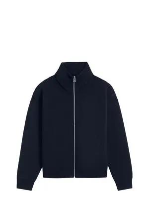Axel Arigato Core Zip-up Sweater - Black