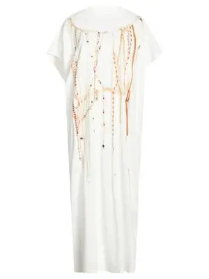 MAISON MARGIELA Multicolored T-shirt Dress - White