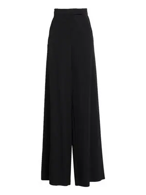 Max Mara Minimalist Stylish Loose Suit Trousers - Black