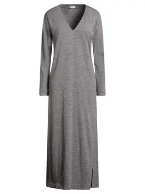 Brunello Cucinelli Minimalist Knit Dress - Gray
