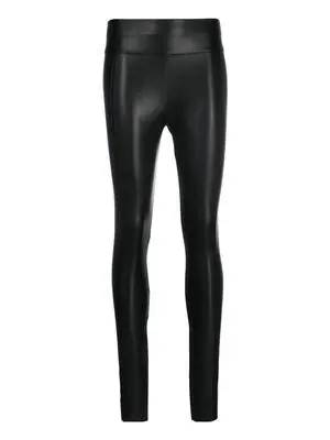 Wolford Vegan Leather Leggings - Black