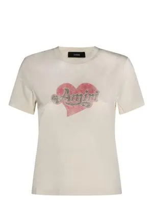AMIRI Amiri Heart Logo T-Shirt