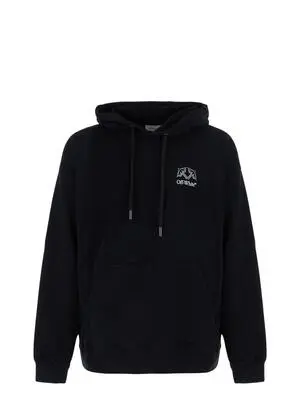 Off-White Logo Long-sleeve Sweatshirt - Black