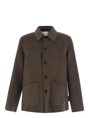 MAURO GRIFONI Mauro Grifoni Tech Fabric Long-Sleeve Jacket