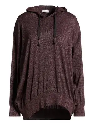 Brunello Cucinelli Brunello Cucinelli Metallic Knitted Coat Black