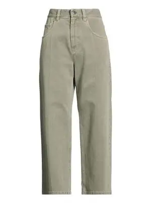 Brunello Cucinelli Straight-leg Denim Trousers - Green