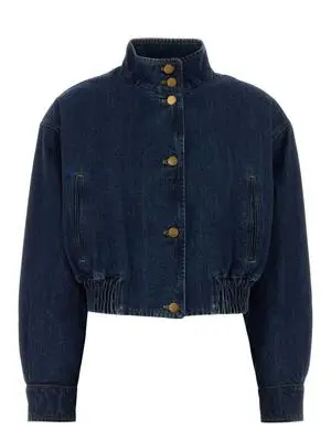 JIL SANDER Long-sleeve Denim Jacket - Black