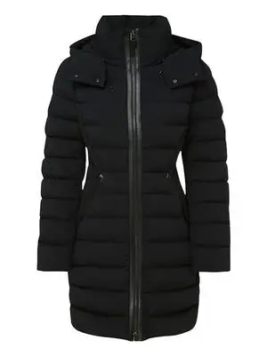 Mackage Quilted Cotton Jacket With Zip Closure - Black