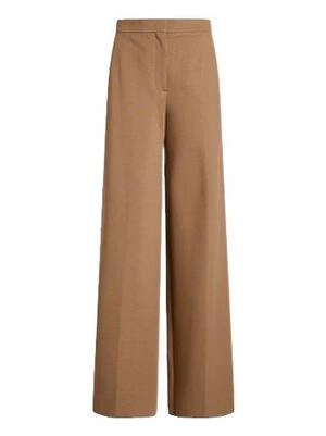 Max Mara Minimalist Loosefit Trousers - Brown