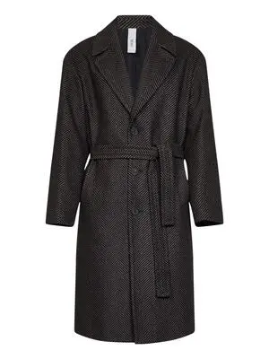 HEVO Long-sleeved Coat - Black
