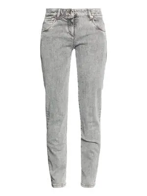 Brunello Cucinelli Plain Colour Denim Trousers - Grey