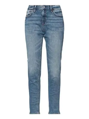 Rag & Bone Mediumblue Stretch Ripped Jeans - Blue