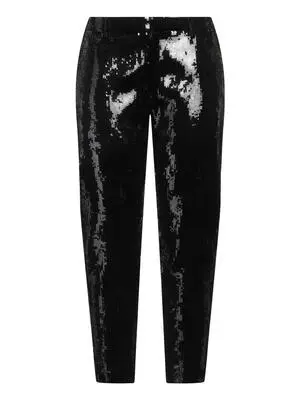 Saint Laurent Minimalist Tailored Slim Fit Trousers - Black