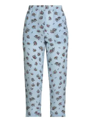 Marni Floral Print Slim-fit Pants - Blue