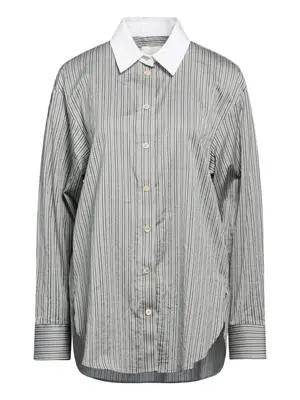 Isabel Marant Étoile Striped Woven Shirt - Grey