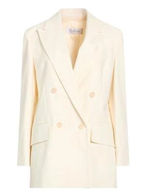 MAX MARA Max Mara Double-Breasted Woven Blazer