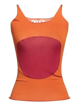 Marni Two-tone Camisole - Red