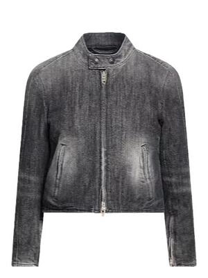 Balenciaga Colorful Denim Jacket - Black
