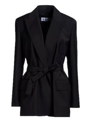 Max Mara Single-breasted Belted Blazer - Black