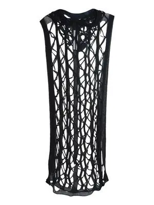 Rick Owens Sleeveless Lightweight Knit Top - Black