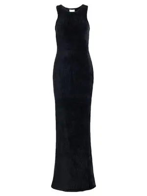Saint Laurent Sleeveless Crewneck Dress - Black