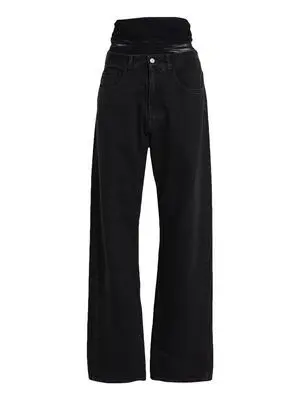MAISON MARGIELA Straight-leg Denim Trousers - Black