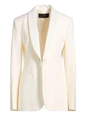 Max Mara Minimalist Longsleeve Blazer - White